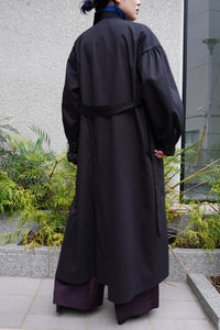 HALF COMBINATION TRENCH COAT — aulaaila